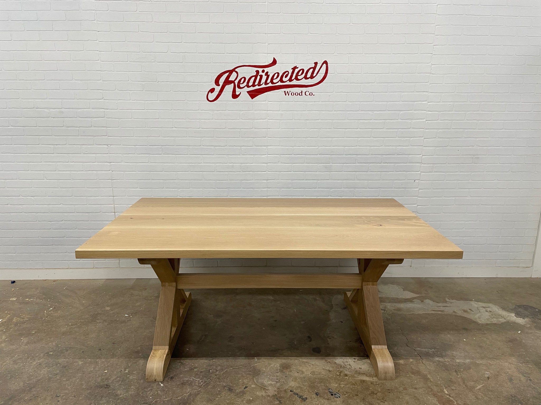 X Style Trestle Table | Redirected Wood Company