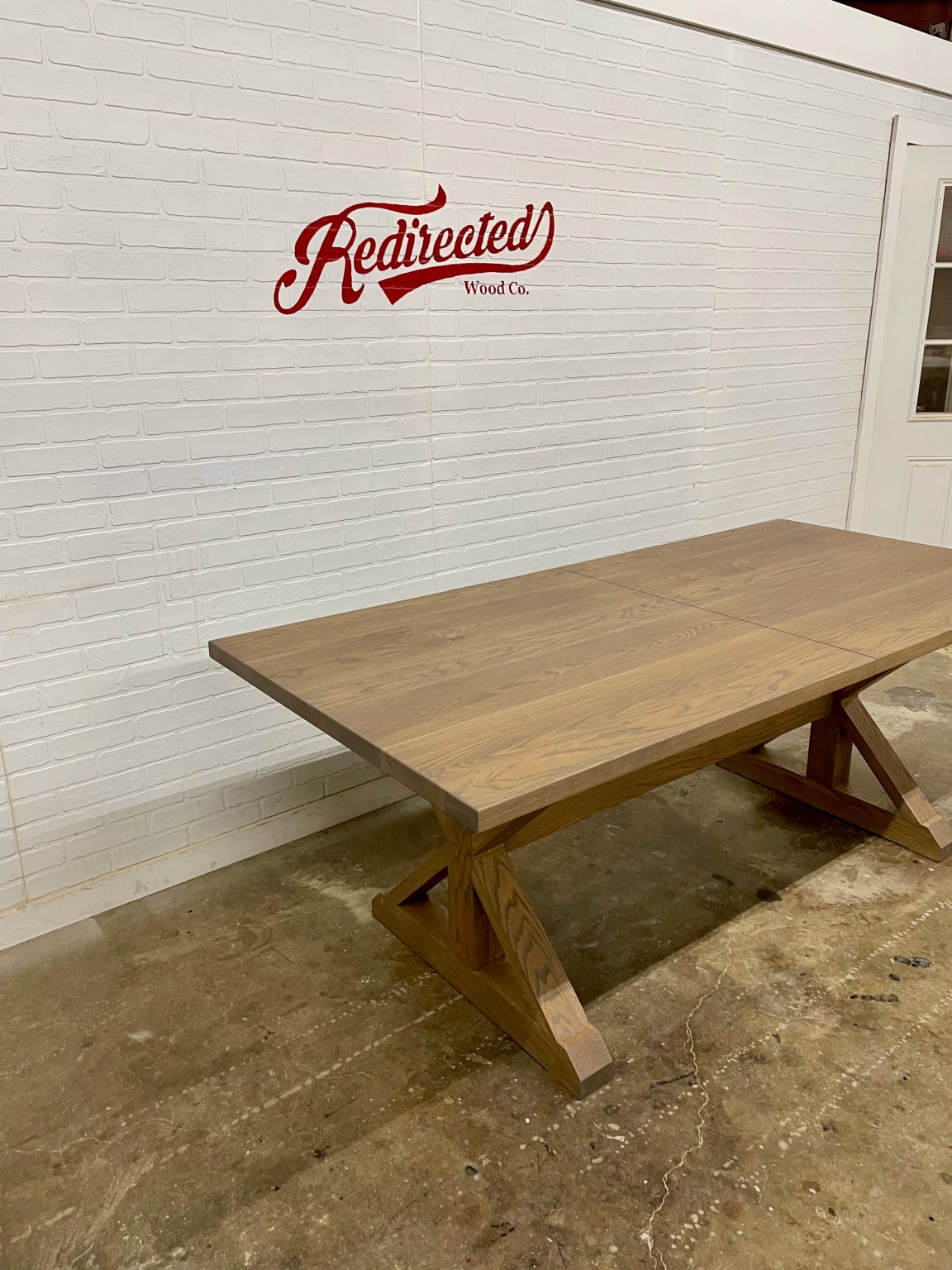 X Style Trestle Table | Redirected Wood Company