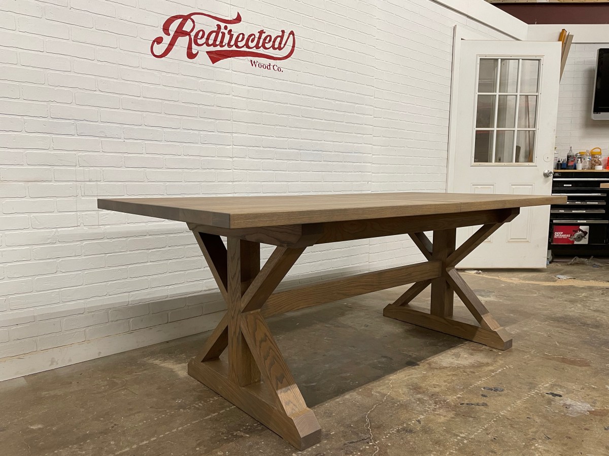 X Style Trestle Table | Redirected Wood Company