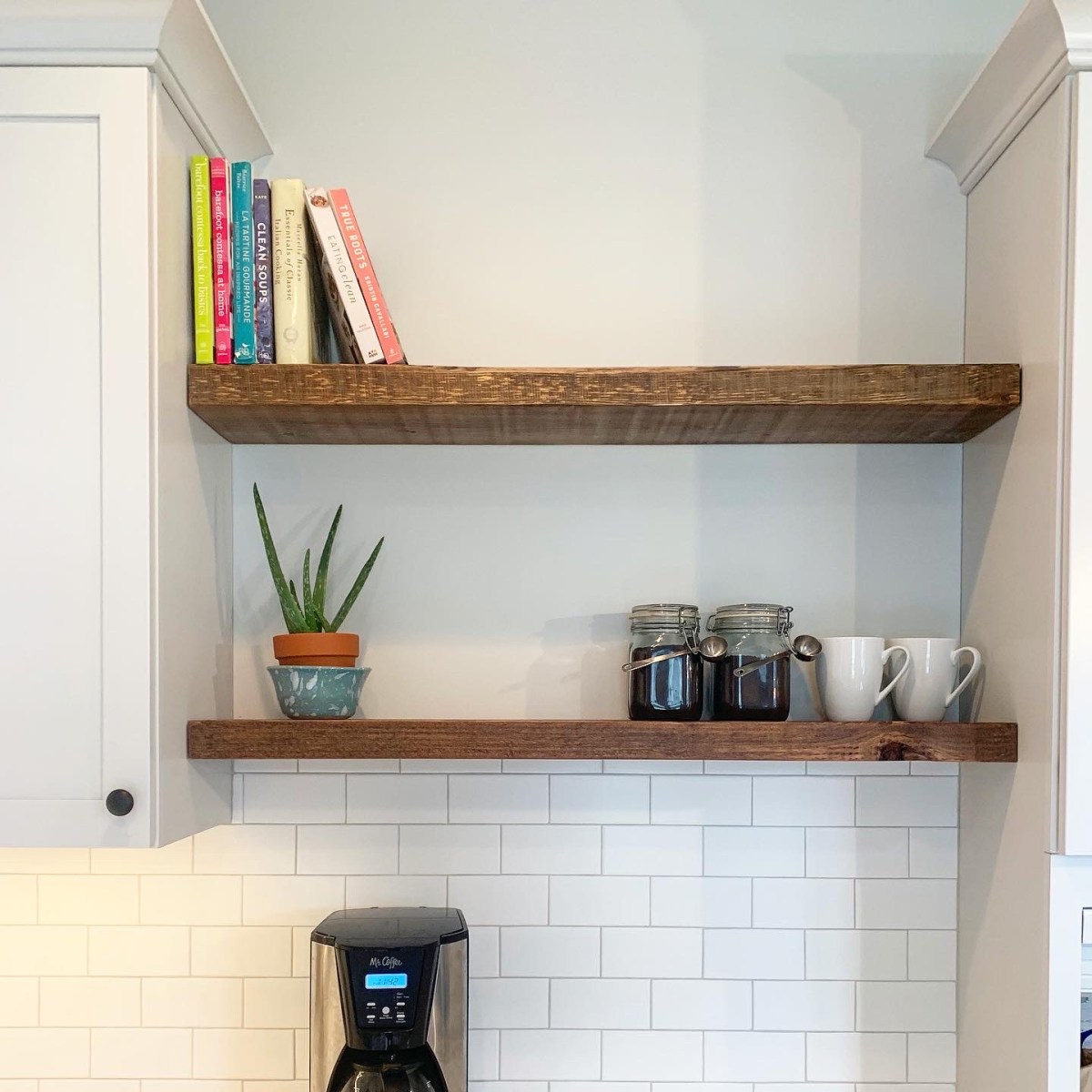 Heavy Duty Floating Shelves | Redirected Wood Company